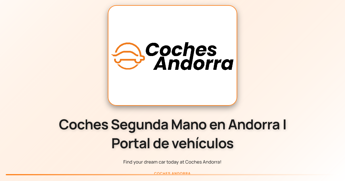 Coches Segunda Mano en Andorra | Portal de vehículos